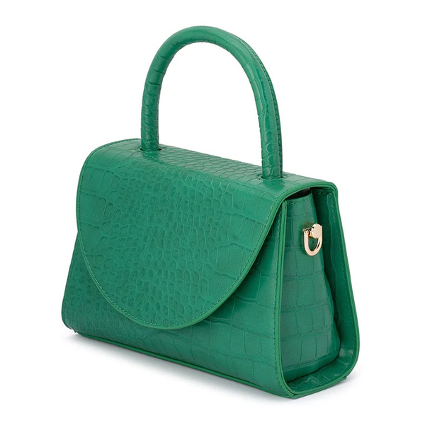 NADIA EMBOSSED TOP HANDLE BAG - Parallel Culture Australia